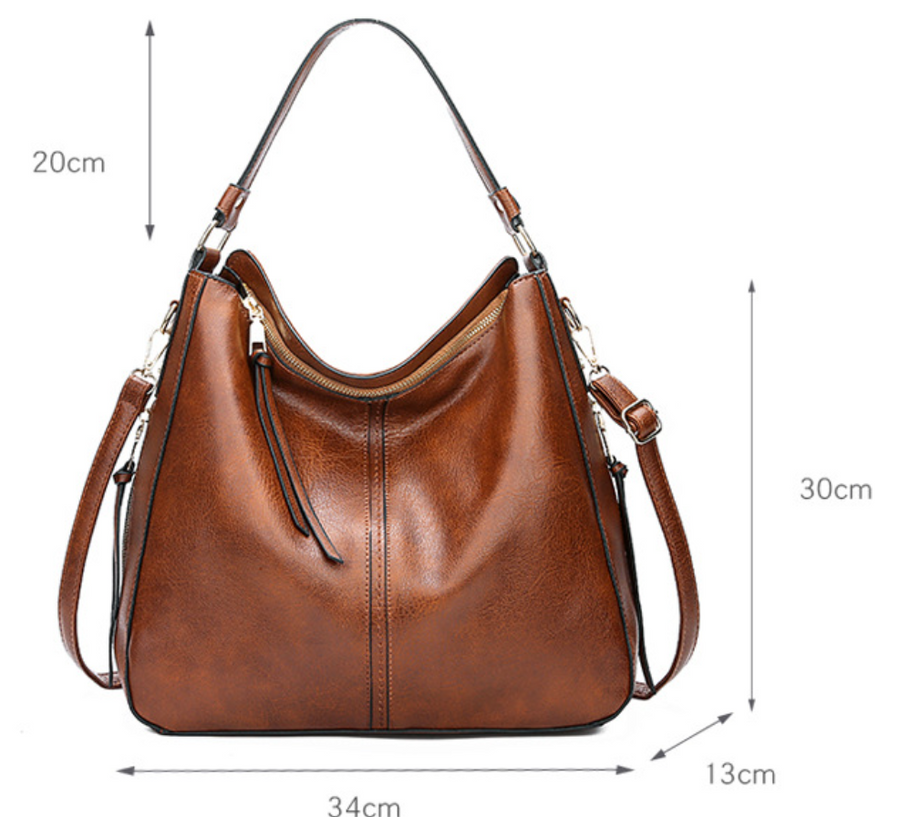 Romy - Leather Shoulder Bag – Kingsley and Row